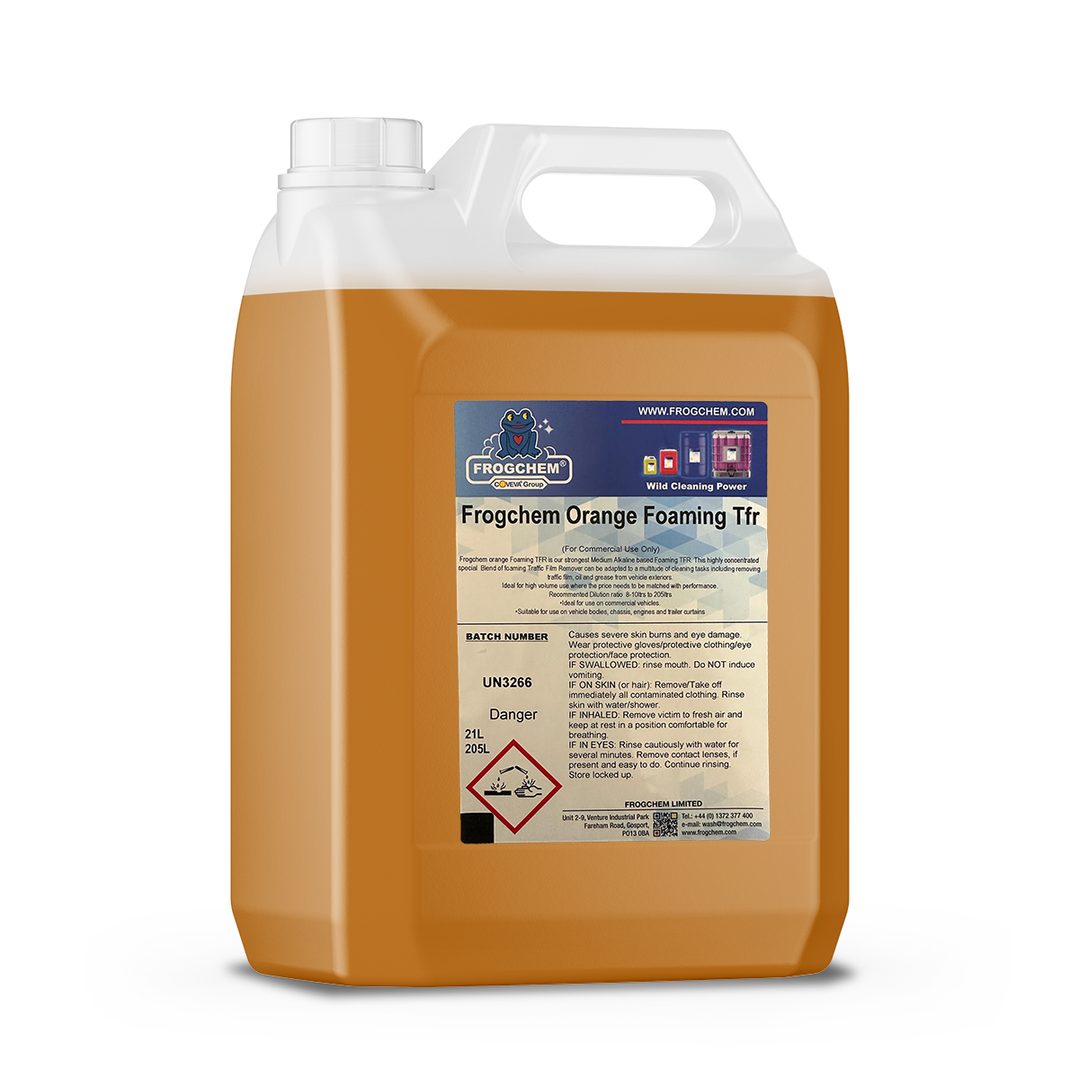 Orange Foaming TFR – Frogchem