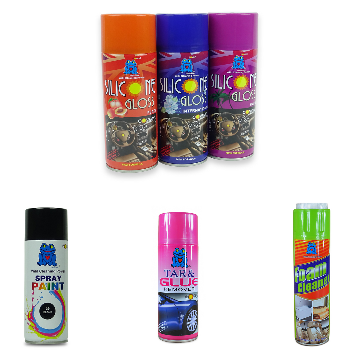 Aerosols Collection - Frogchem Quality Spray Solutions