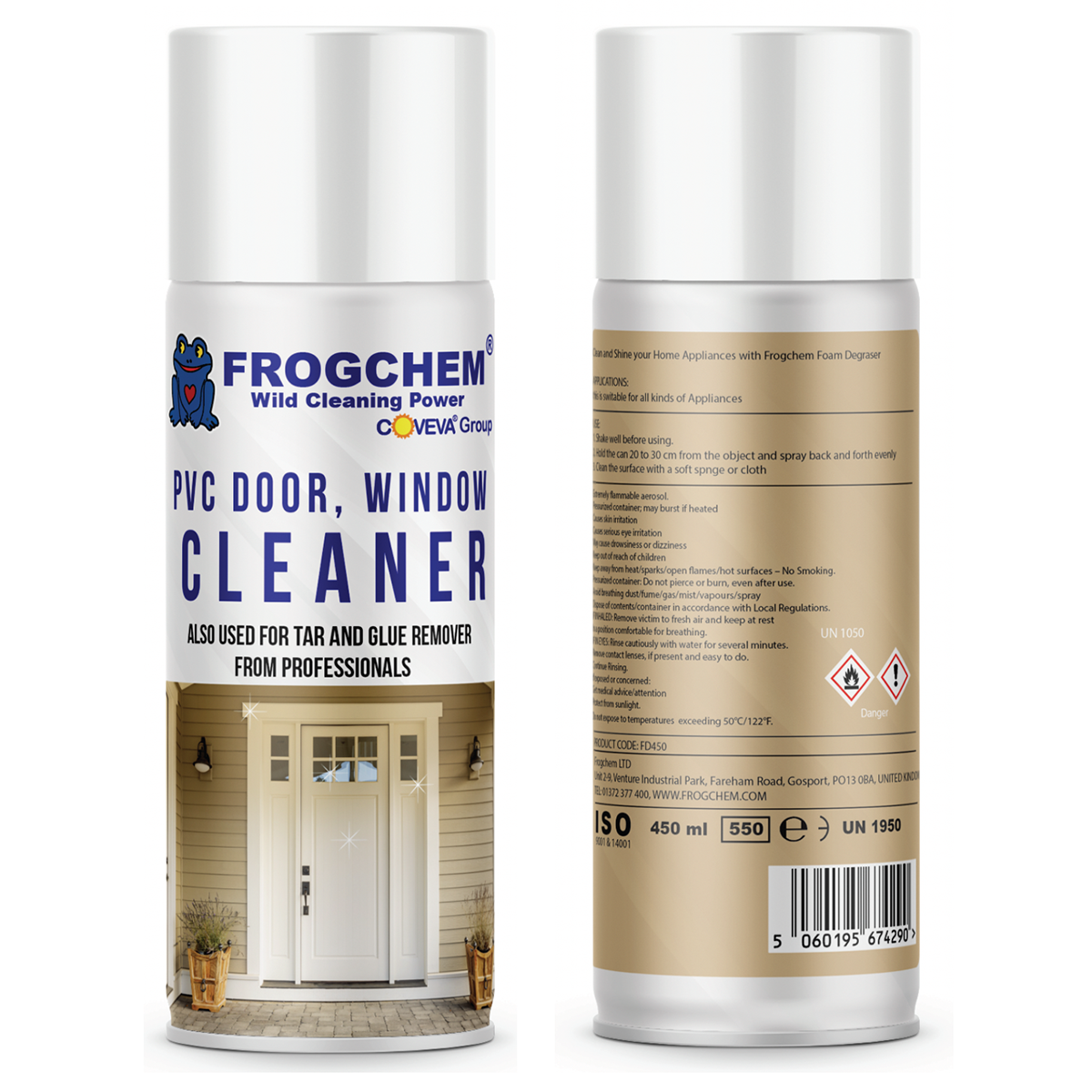 PVC Door Window cleaner Spray Can – Frogchem