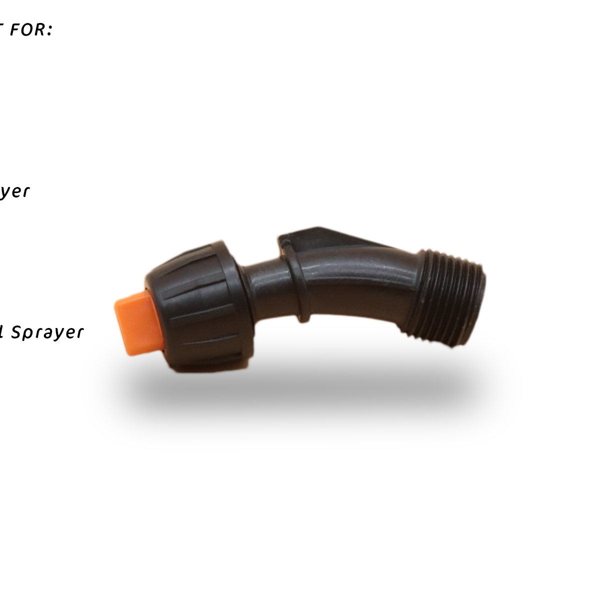 White Sprayer Nozzle + Elbow – Frogchem
